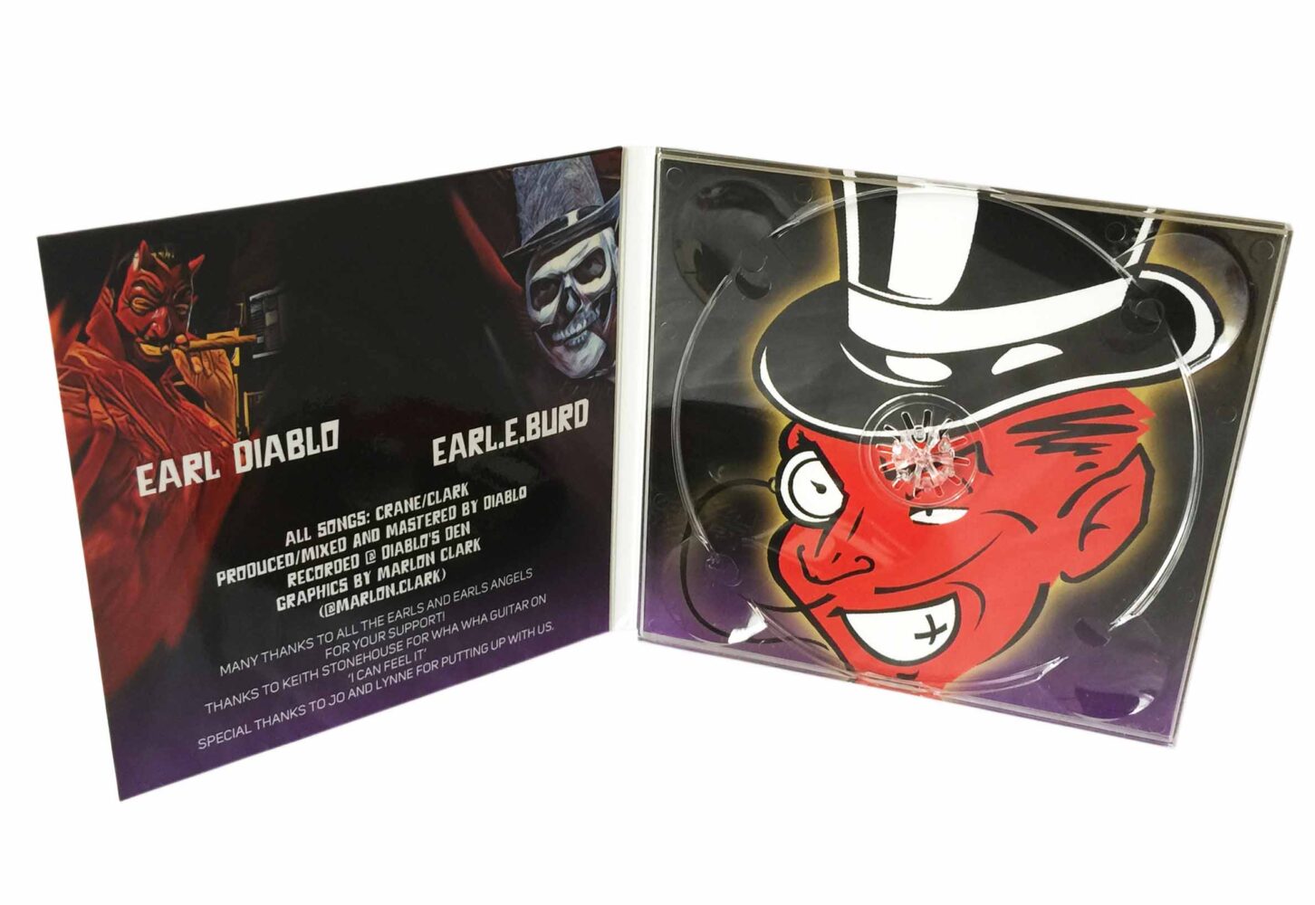 4 Panel Digipak with Printed CDs - CD Digipak with Booklet
